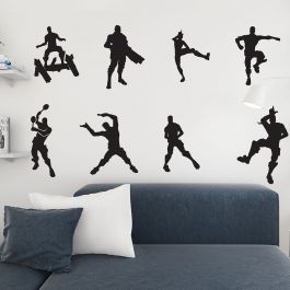 Fortnite Wall Stickers | Gaming Room Decals | Huetion