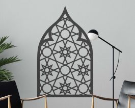 Best Elegant Islamic Pattern Arch Window Design Decals | Huetion