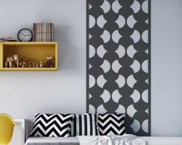 Seamless Surface Pattern Design Quatrefoil Figures Decal | Huetion